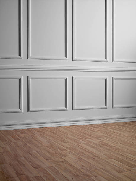 (White) High Quality Wainscoting PVC Custom Size - Poly World - PVC ...